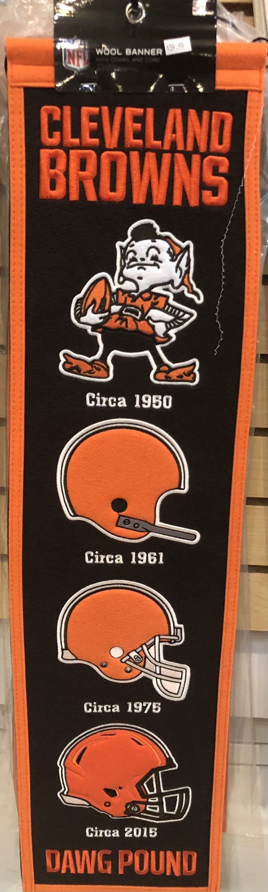 Cleveland Browns Banner And Scroll Sign Free Cleveland Browns Banner ...