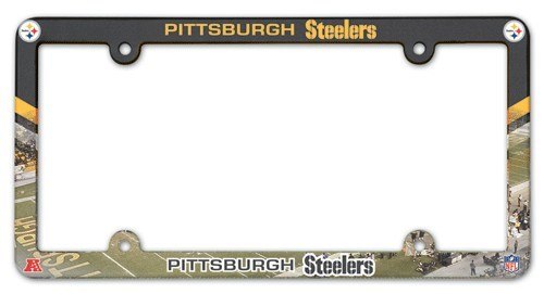 Pittsburgh Steelers Full Color License Plate Frame | 4th and Goal ...
