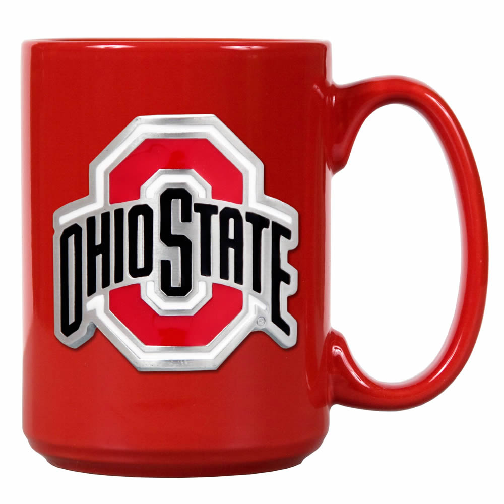 Ohio State Buckeyes 15oz Red Ceramic Mug | 4th and Goal | Your Online ...